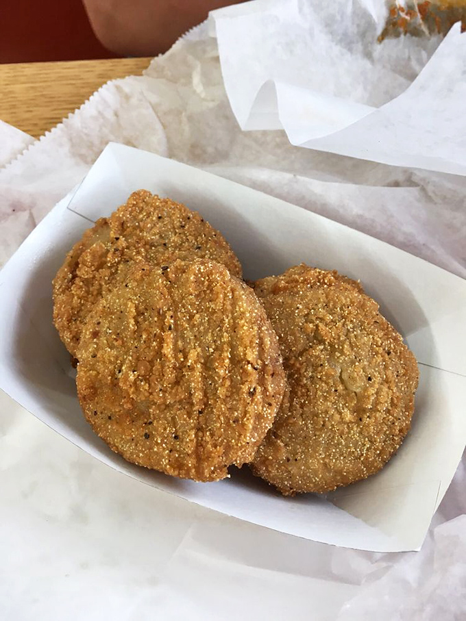 Fried green tomatoes&mdash;the South's gift to the culinary world. Crispy, tangy discs of joy that make vegetables feel like an indulgence.