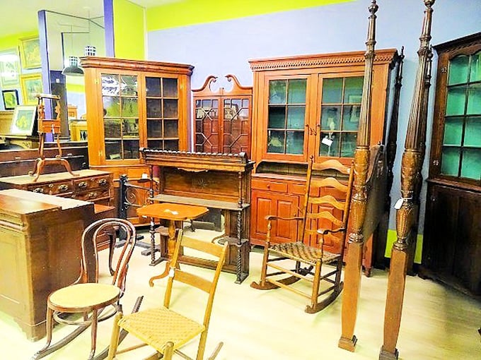 A furniture collector's fever dream. These aren't just cabinets and chairs&mdash;they're time capsules with drawers and cushions.