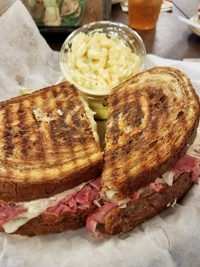 A sandwich so hearty it deserves its own ZIP code. The kind that makes you plan your day around digestion time.