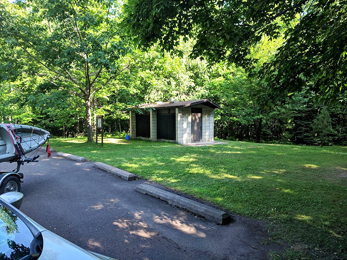 Park facilities that blend so seamlessly into the surroundings you'll forget you're not actually a rugged pioneer (until you check your phone).