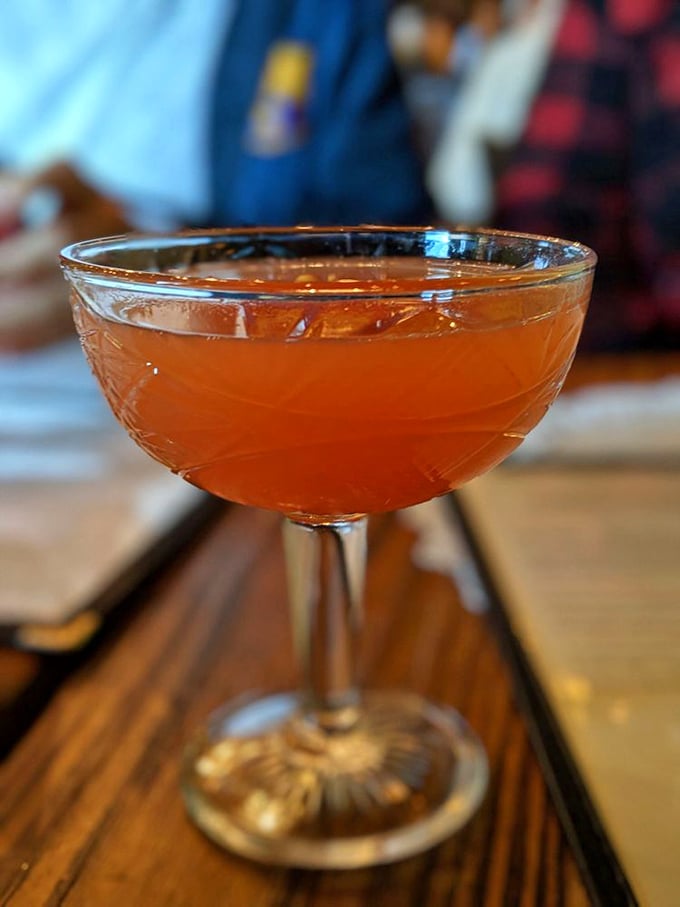 This isn't just a cocktail; it's liquid sunshine in a coupe glass. The perfect companion for brunch conversations that stretch lazily into the afternoon.
