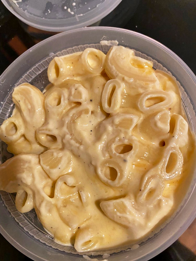 Mac and cheese that's achieved the perfect sauce-to-pasta ratio &ndash; the kind that would make your grandmother simultaneously proud and jealous.