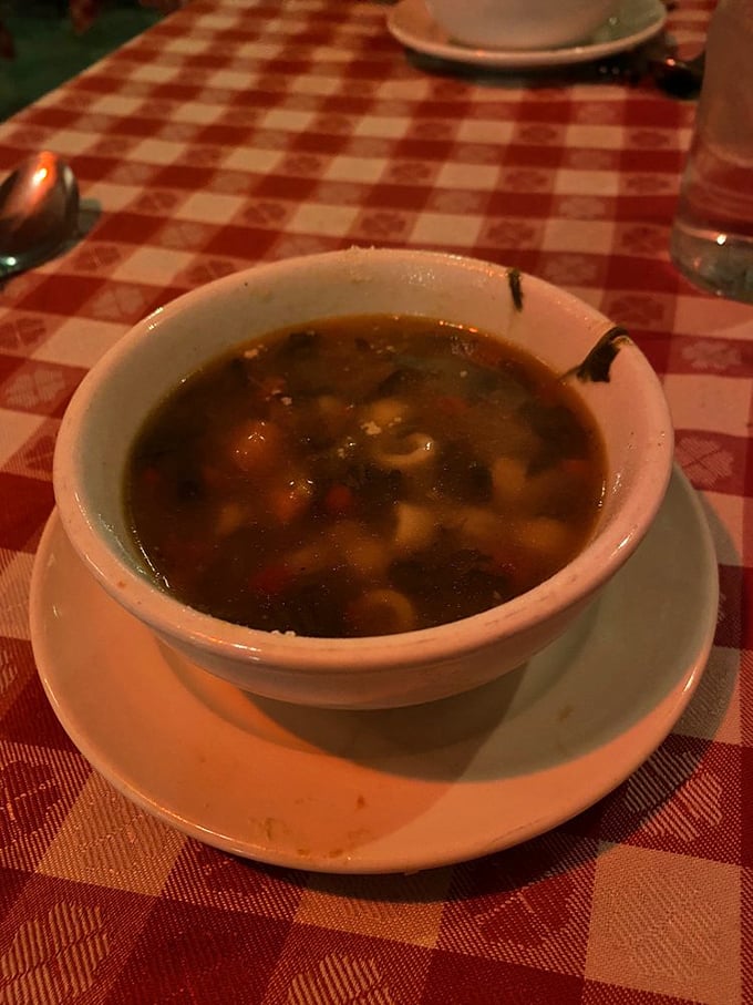 Minestrone soup that could cure anything from a cold to existential dread. Comfort in a bowl.