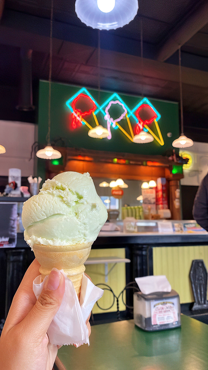 Some see a waffle cone; I see architectural genius&mdash;the Guggenheim of ice cream engineering with that art.