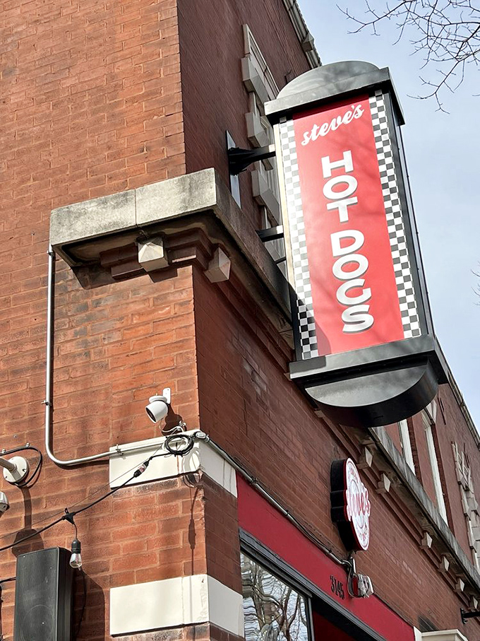 That red and white checkered sign isn't just advertising&mdash;it's a beacon of hope for those seeking tubular transcendence in St. Louis.