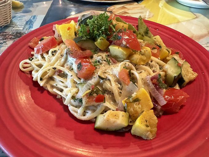 Pasta that doesn't hide its vegetables is pasta with integrity&mdash;this garden-fresh creation practically screams "I was made by someone who cares!"