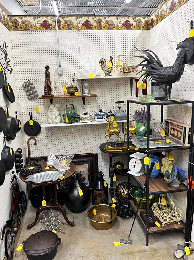 From cast iron to curious contraptions, this booth celebrates the art of cooking before microwaves and air fryers took over our culinary lives.