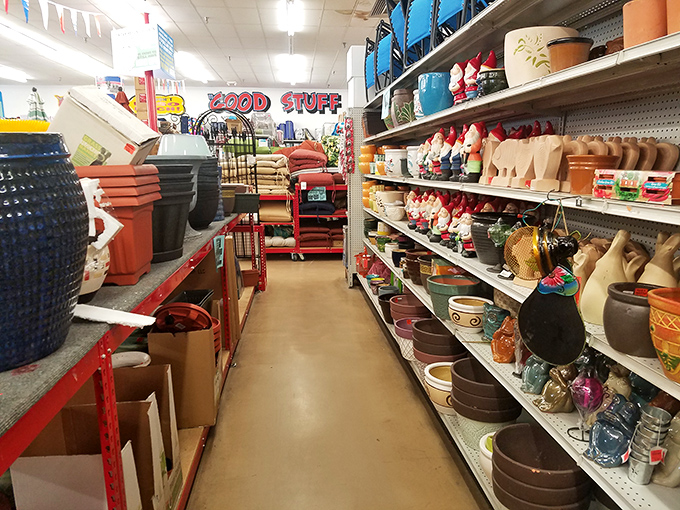 Pottery paradise where garden dreams take shape&mdash;from practical planters to whimsical garden gnomes, all priced to make your outdoor space bloom without breaking the bank.