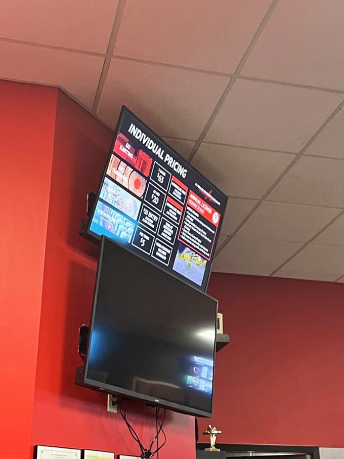 The price board: where your wallet and your need for speed negotiate terms while your inner child jumps up and down.