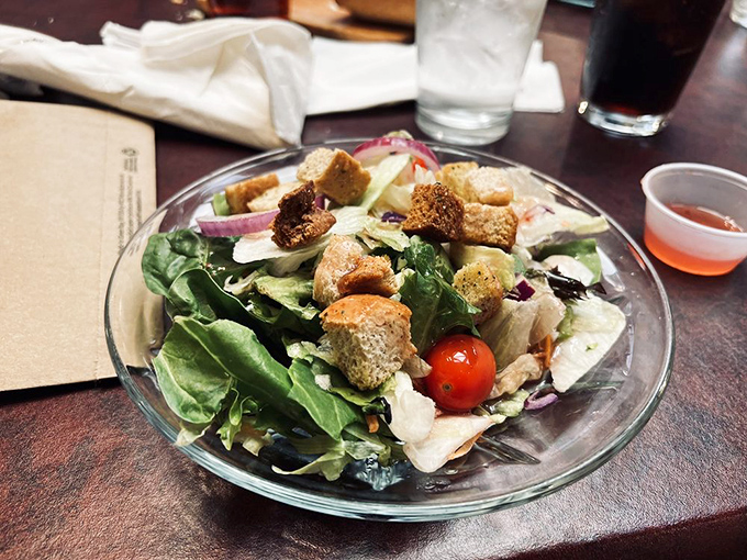 This isn't just a side salad; it's nature's apology for all those disappointing airport meals you've endured.