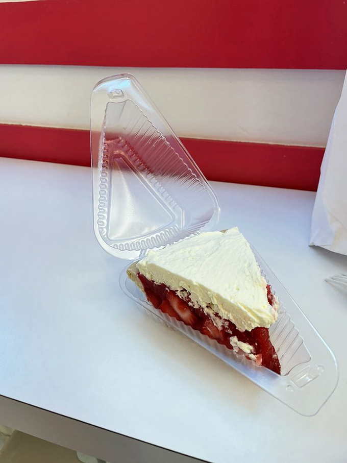 Strawberry cream pie that captures summer in every bite. Those berries aren't just red&mdash;they're downright rebellious against ordinary desserts.