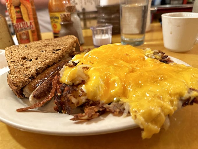 The Jos&eacute; doesn't just break your fast&mdash;it demolishes hunger with a harmonious blend of hash browns, eggs, cheese, and pure breakfast bliss.