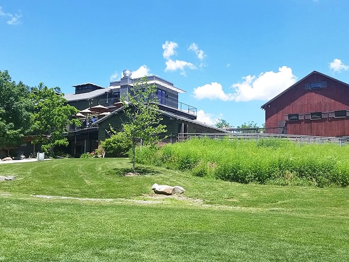 The Loft Restaurant might look modern from the outside, but it carries the agricultural heritage of Zionsville into contemporary dining spaces.
