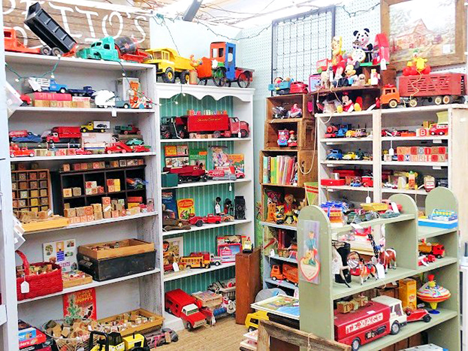 Childhood memories line these shelves, awaiting second chances with new generations. These toys weren't designed to be obsolete in six months&mdash;they were built to become lifelong friends.