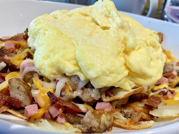 A skillet loaded with enough protein to fuel a marathon&mdash;or just your intense morning of scrolling through social media.