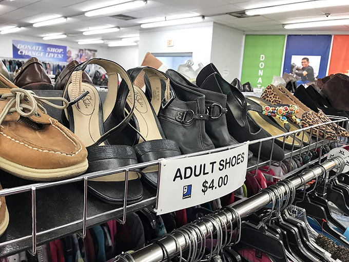 Shoe paradise at $4 a pair. From practical loafers to statement pieces, your feet's next best friends are waiting to be discovered.