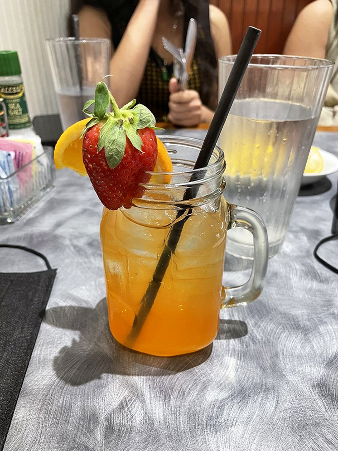 This isn't just a drink &ndash; it's sunshine in a mason jar, garnished with fresh fruit and the promise of a perfect day.