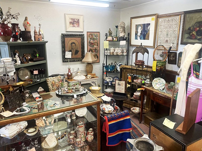 Every booth is its own microcosm of style and obsession, curated by vendors who've turned "one person's trash" into legitimate treasure.