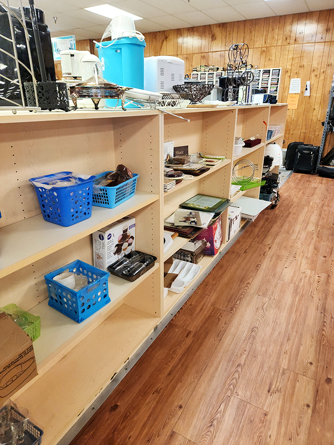 Wooden dressers stand like sentinels of organization, promising to hold your secrets and socks with equal discretion.