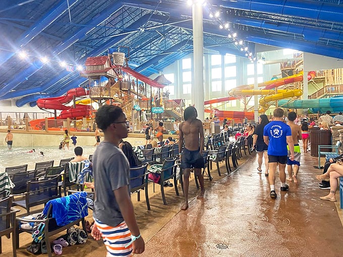 Witness the most optimistic furniture in America&mdash;chairs patiently waiting for parents who claimed they'd "just watch" but are now on their fifth slide run.