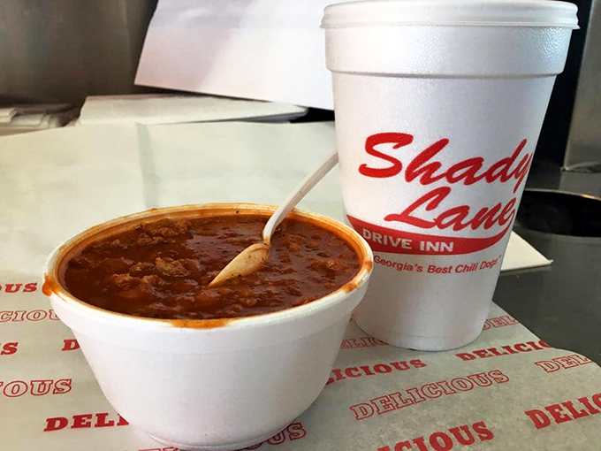 A bowl of homestyle chili that could make your grandmother both jealous and proud at the same time.