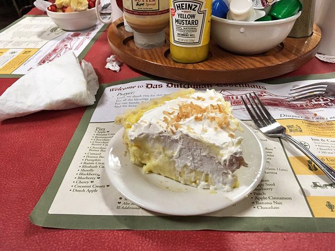 A coconut cream pie that whispers sweet nothings to your taste buds&mdash;the kind of dessert that makes you consider skipping the main course entirely next time.