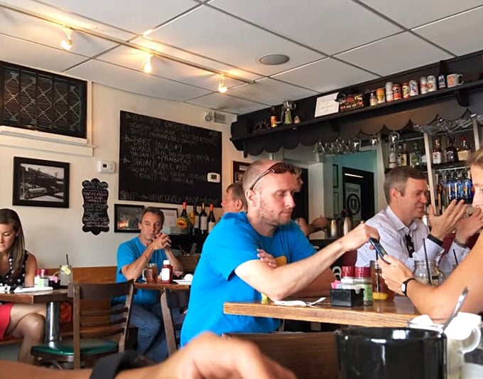 Where locals gather to debate important matters like whether to order the meatloaf again or finally try that BBQ Sundae everyone's talking about.