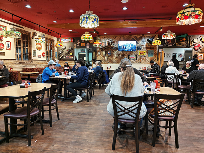 A dining room filled with regulars and first-timers united by the universal language of "mmm" and the occasional "you've got to try this."