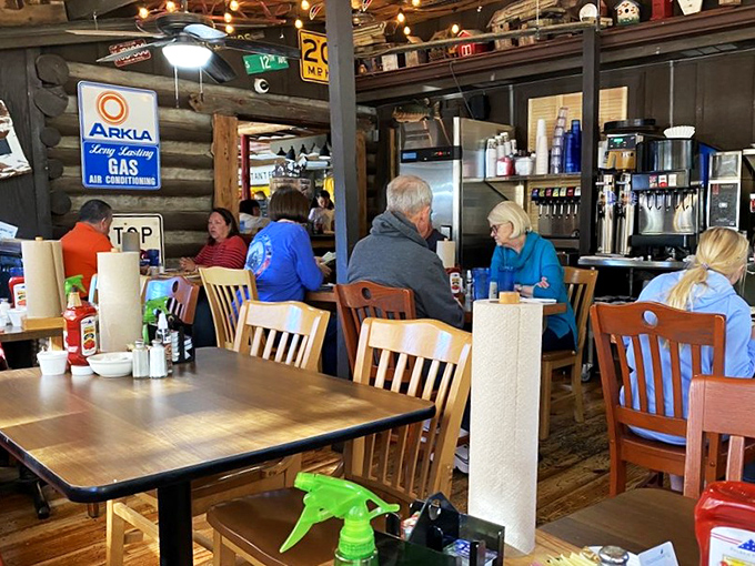 The breakfast club in session &ndash; locals and tourists united in the universal language of great food and bottomless coffee.