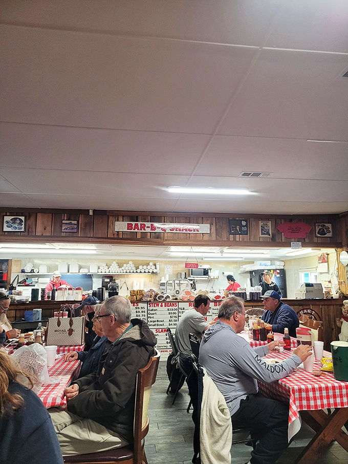 Where strangers become friends over shared barbecue epiphanies. The restaurant's busy tables tell you everything you need to know about the food quality.