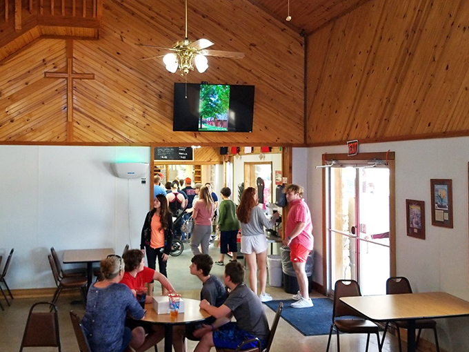 The universal language of pie brings people together. Notice how nobody's looking at their phones? That's the power of pastry.