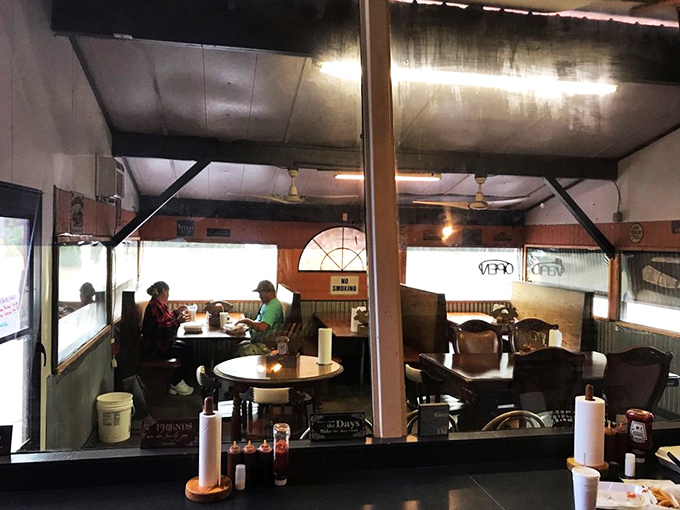 The dining room's sparse occupancy isn't a reflection of popularity&mdash;it's evidence you've arrived at that magical sweet spot between lunch and dinner rushes.