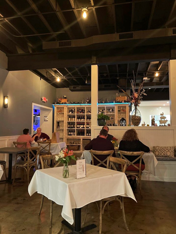 Diners enjoy the warm, intimate atmosphere where every table feels like the best in the house. Good conversations and great food&mdash;the perfect pairing.