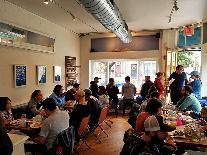Where breakfast dreams come true for Philadelphians in the know. The packed house speaks volumes about what awaits on those plates. 