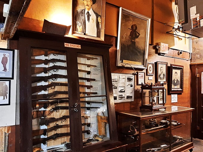 A collection of Wild West firearms that settled more arguments than lawyers. When "talking it out" wasn't an option, these were Plan B.