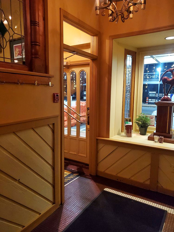 The entryway at Walter's feels like being welcomed into a private club where the only membership requirement is an appreciation for great food.