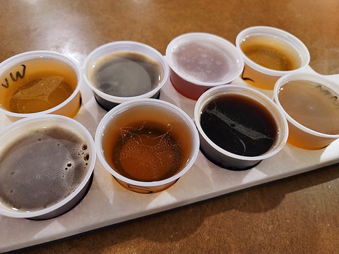 A flight of liquid possibilities&mdash;eight different reasons to call your designated driver before you even take the first sip.