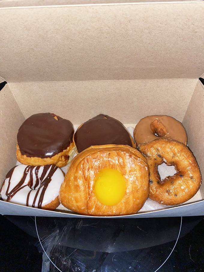 Six different paths to happiness, all in one convenient box. The hardest part isn't choosing which to eat first—it's saving some for later.