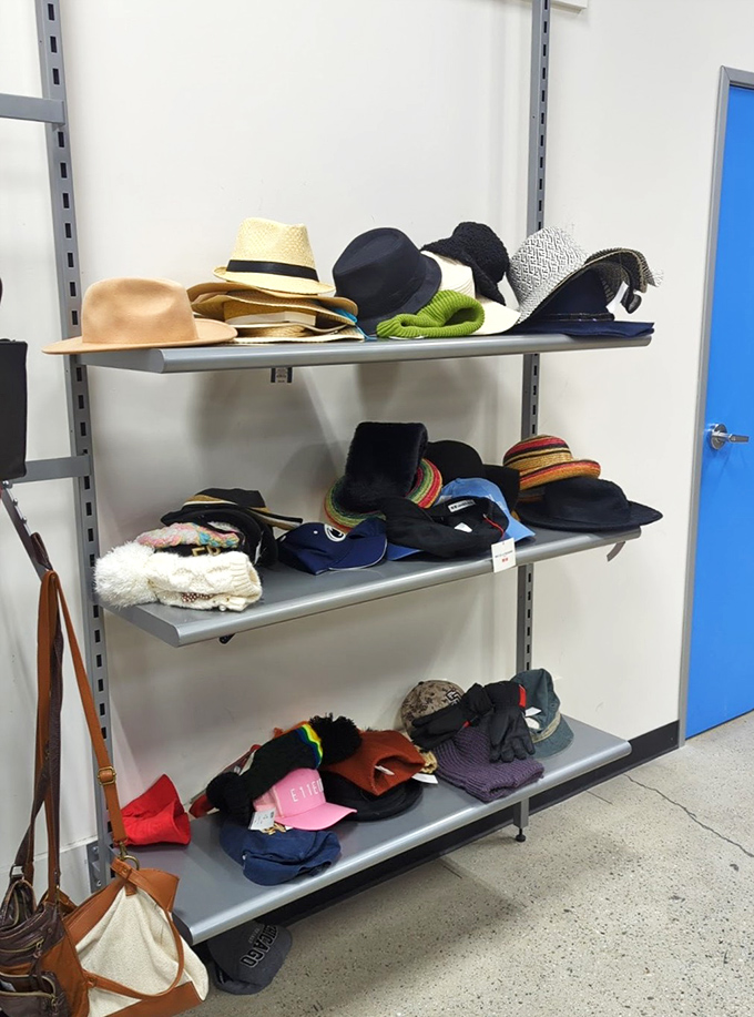 Hat heaven for the fashion-forward thrifter. Channel your inner Audrey Hepburn or Frank Sinatra with these statement toppers.