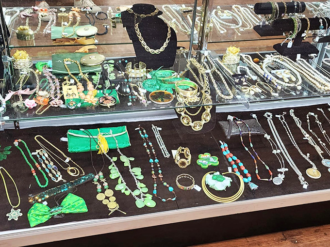 A jewelry counter that rivals Aladdin's cave. These treasures didn't need a genie &ndash; just someone with changing fashion tastes.