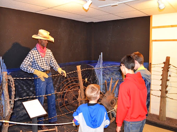 Children discover the frontier story behind barbed wire. That moment when kids realize history is actually interesting&mdash;priceless.