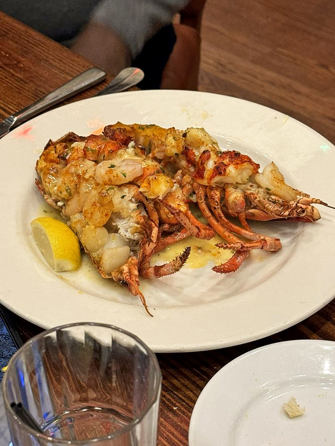 This isn't just lobster&mdash;it's a crustacean celebration on a plate, where butter and seasoning play supporting roles to the star.