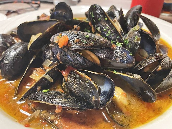 The artichoke soup&mdash;a pale green promise of flavor that delivers such velvety richness you'll consider drinking it from a travel mug on your drive home. 