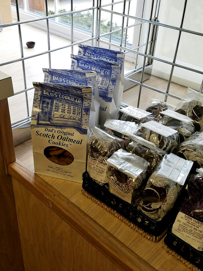 Beyond chocolate, Rheb's offers other sweet companions like Dad's Cookies&mdash;proving that in the world of treats, diversity is delicious. 