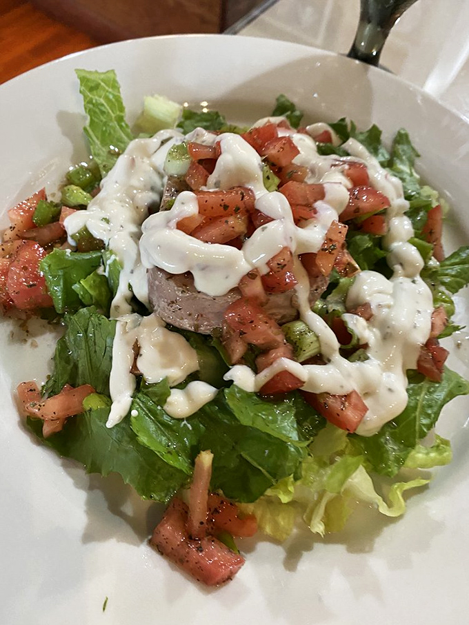 A salad that actually deserves to be photographed&mdash;fresh, vibrant, and dressed better than most people at the restaurant.