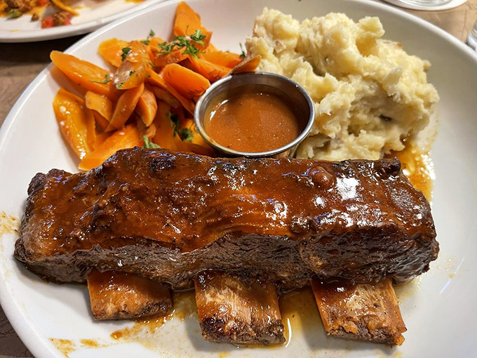 These short ribs didn't just fall off the bone&mdash;they leapt with joy. The sauce alone deserves its own fan club and possibly a small shrine.