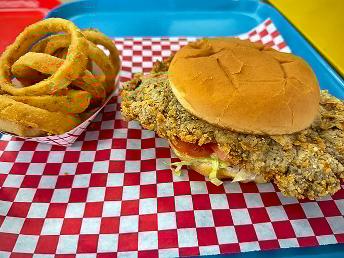 The onion rings at Chuck's aren't just sides&mdash;they're crispy golden halos that deserve their own fan club.
