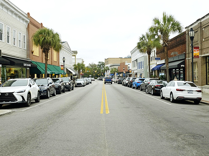 Bay Street's gentle curve showcases Beaufort's architectural harmony&mdash;a place where even the buildings seem to be having a good time.