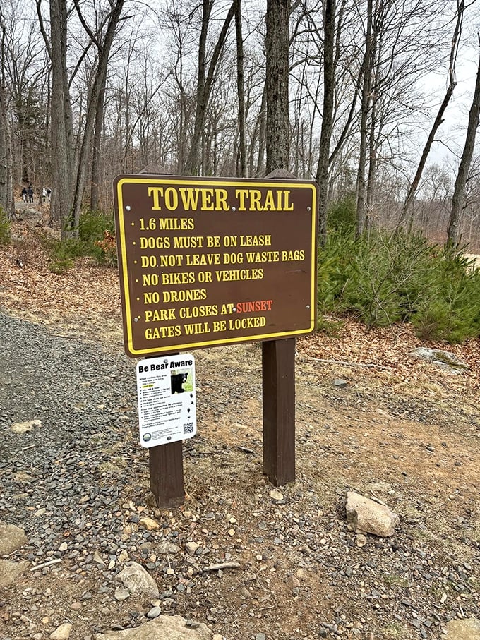 Nature's instruction manual comes with simple rules: love the trail, leash your dog, and remember that sunset means closing time.