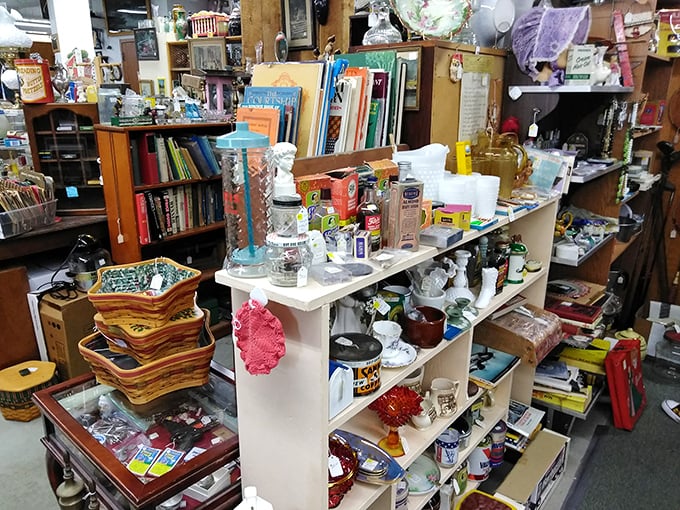 Organized chaos at its finest&mdash;shelves bursting with potential discoveries that make you wonder, "How did I live without this?"